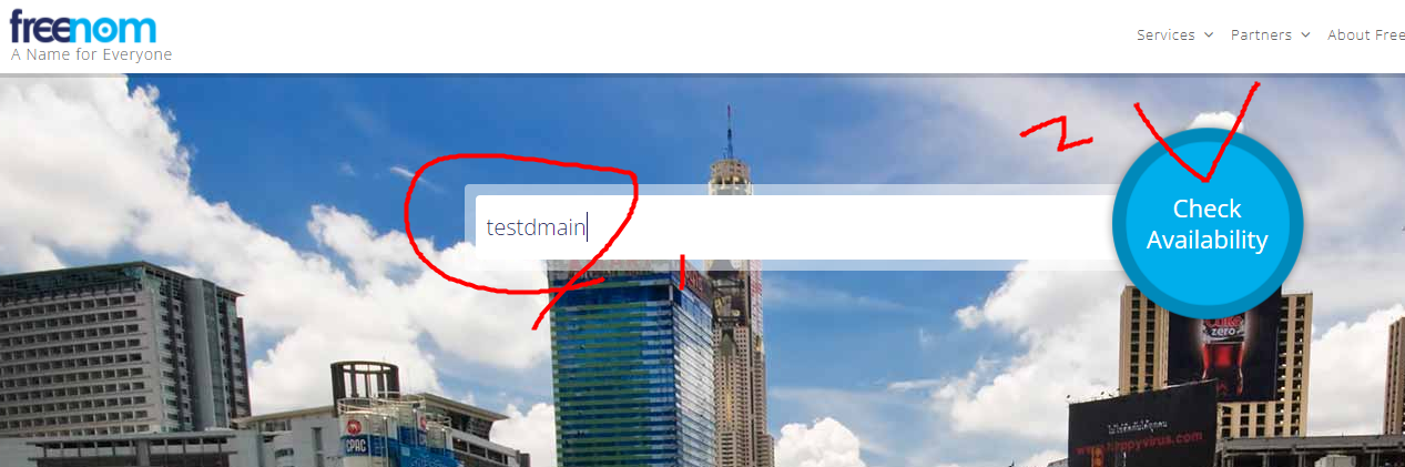 무료로 도메인 발급하여 내 사이트에 적용하기 (Freenom 사용방법), Freenom Not Available 문제 해결방법 :: 안산드레아스