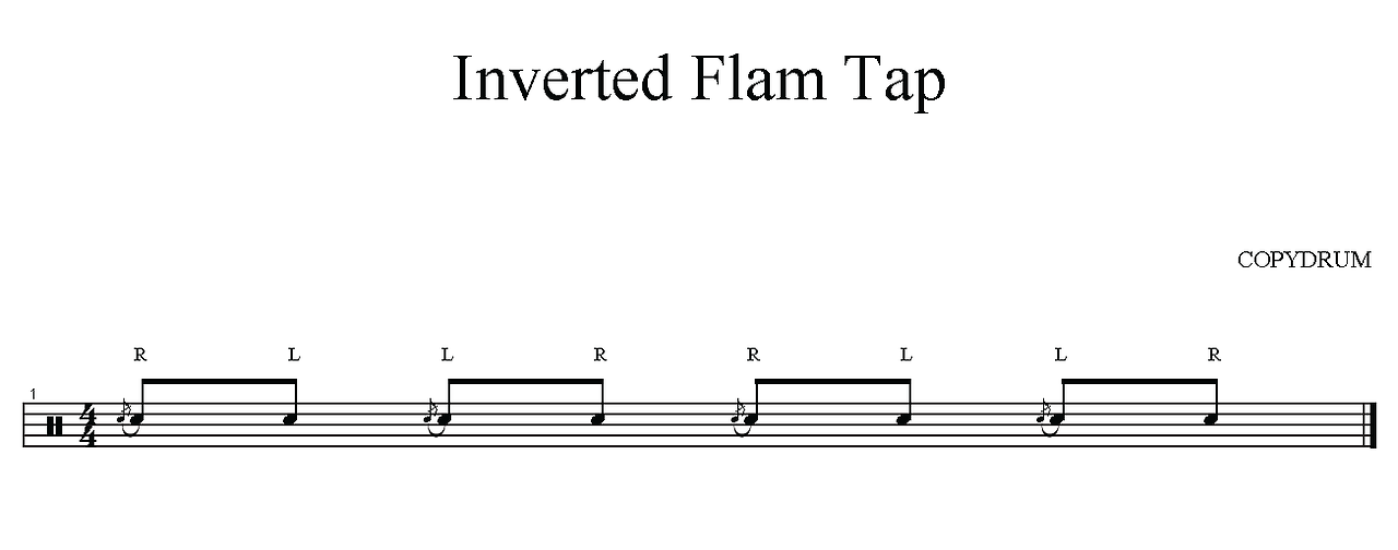 Inverted Flam Tap :: COPYDRUM