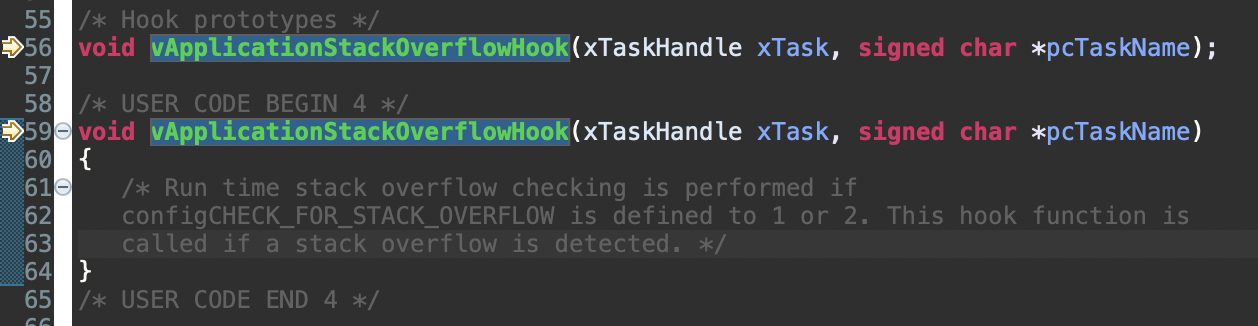 vApplicationStackOverflowHook()