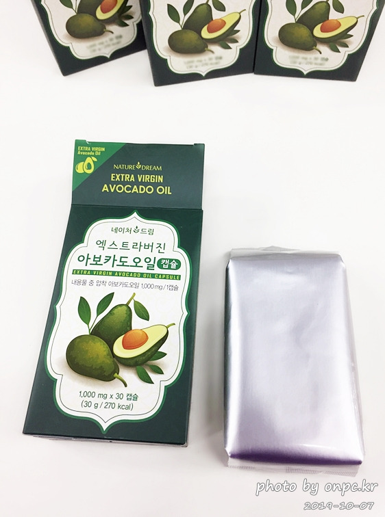 Lchf 불포화 지방산이 높은 아보카도 오일 캡슐로 편하게 먹어요~ Onpc