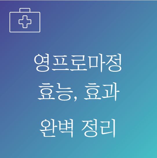 파킨슨 치료제 영프로마정youngproma Tab효능 효과 부작용 복용방법 완벽정리