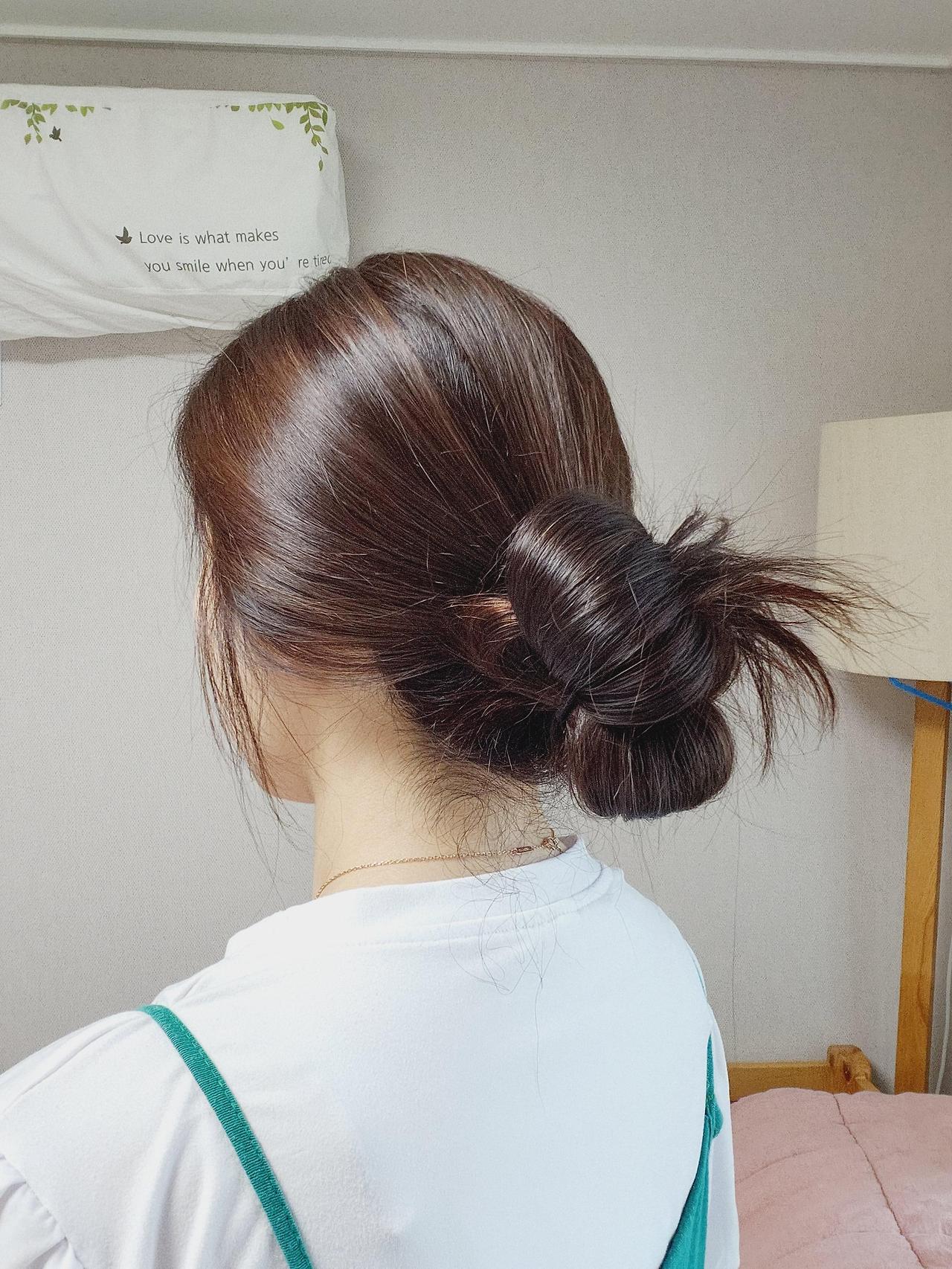 젊어보이는 30대 40대 헤어스타일 인싸 로우번 묶는법