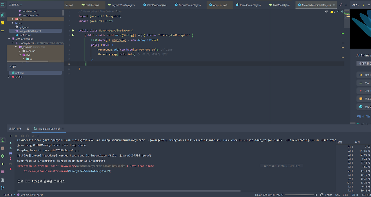 [Java] Heap Dump 확인