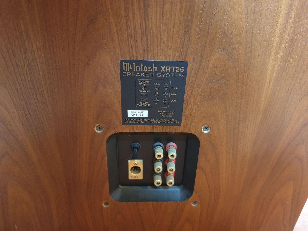 Mcintosh 맥킨토시 플래그쉽 XRT-26 대형 스피커 입니다 -A급 MQ-109신품EQ 전용스텐드 포함-