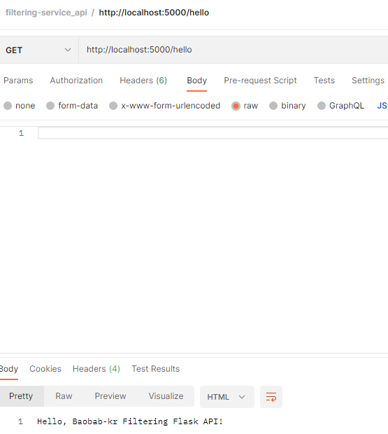 Flask API Server Dockerized — 새싹부터 바오밥