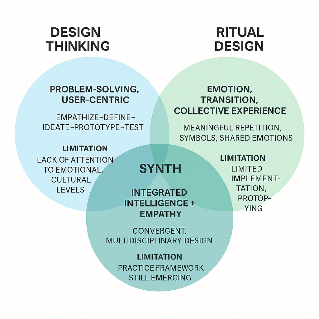 The Three Languages of Design — Thinking, Ritual, Synth