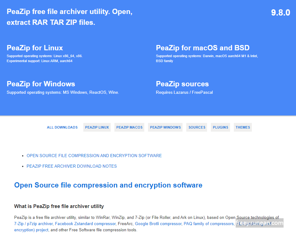 피집(PeaZip) 다운로드: 오픈소스 압축해제의 강자!
