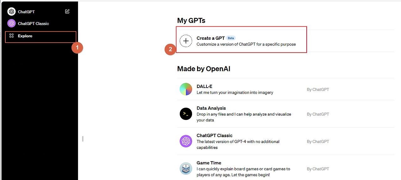 chat GPTs 나만의 챗GPT(챗봇) 만들기