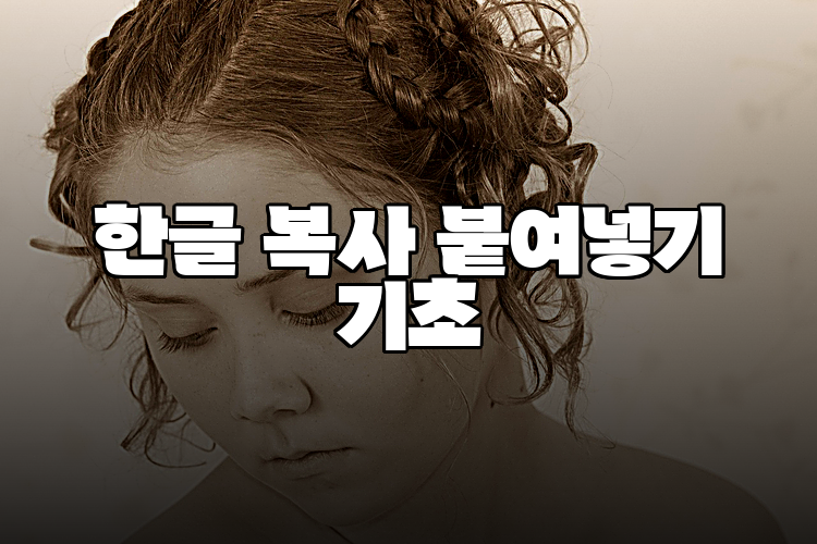 한글 쪽 복사 붙여넣기 두 가지 방법 원하는 페이지 선택 후 복사의 마스터 가이드