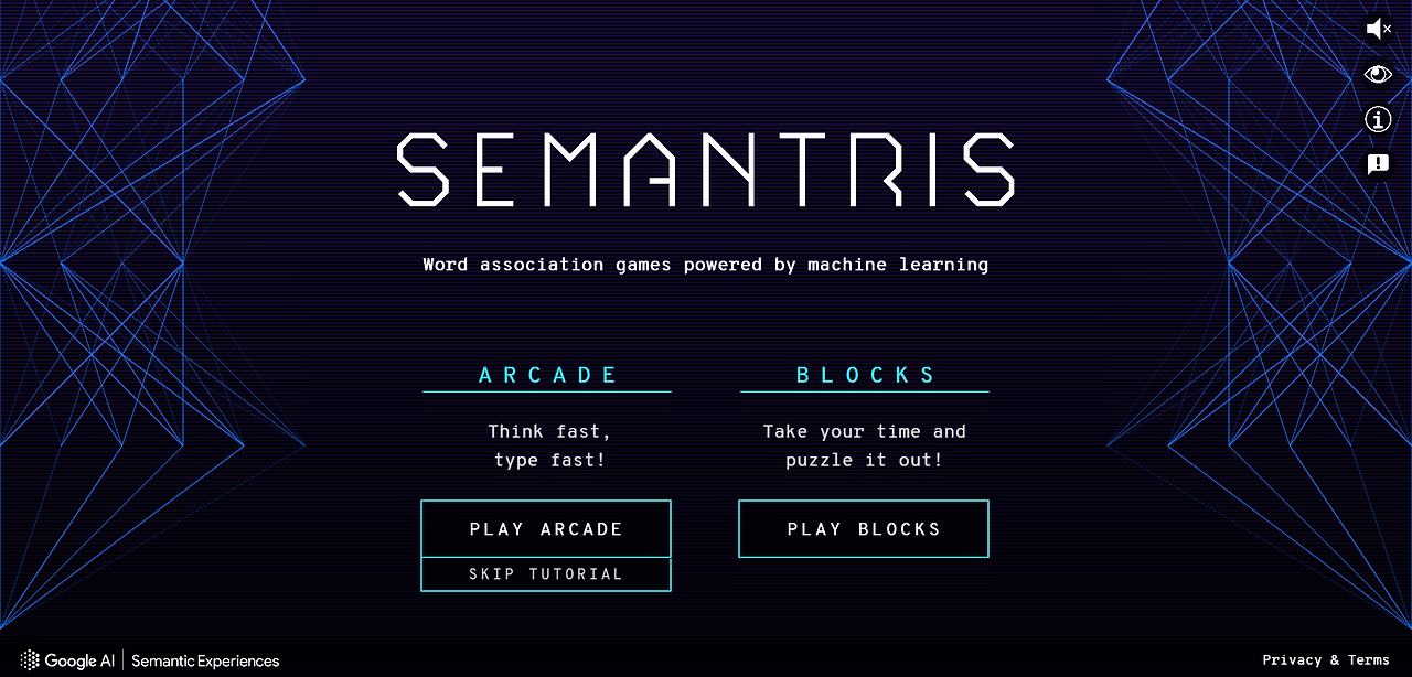[AI 서비스 리뷰기] 영어단어 연상게임 "Semantris"