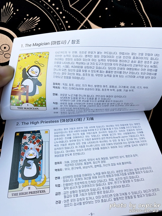 펭수 타로 카드와 생일 배터리 우산 구매 펭클럽 인증~ 굿즈 챙겨 Onpc