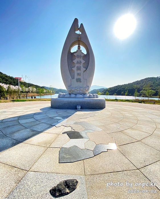 경주벚꽃 숨은 벚꽃 명소 영지설화공원 호수 옆 벚꽃 터널~ Onpc