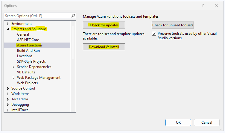 [Azure Functions] .NET 8 프로젝트 생성하기