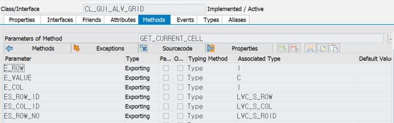 CL_GUI_ALV_GRID 기타 메소드