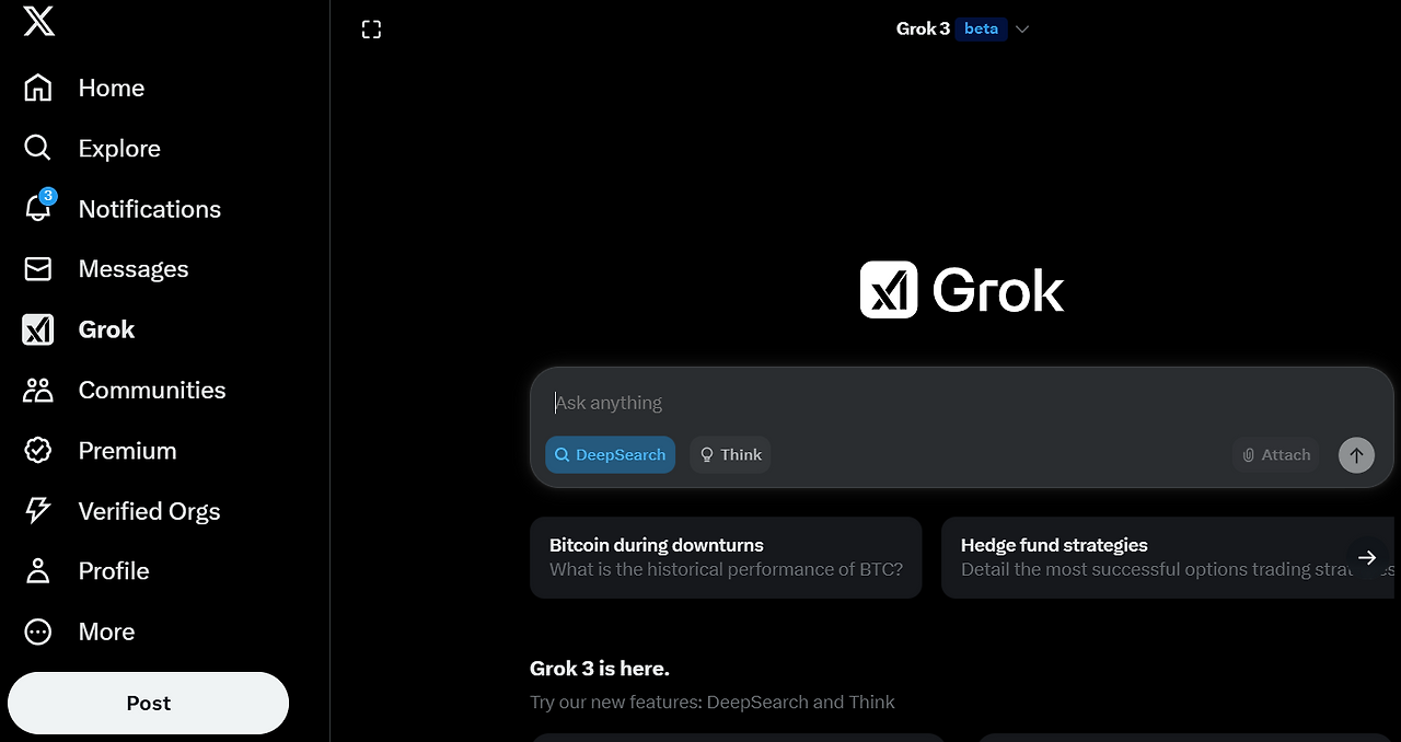 무료화된 Grok3 DeepSearch 활용하기