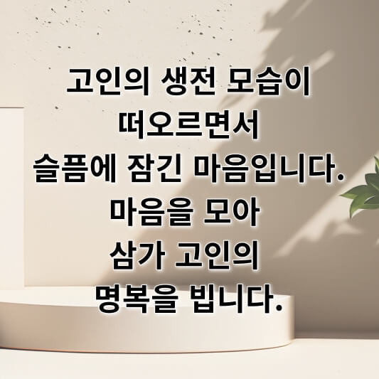 장례식 기본 의미와 예절 절하는 법 상주에게 인사말 문구