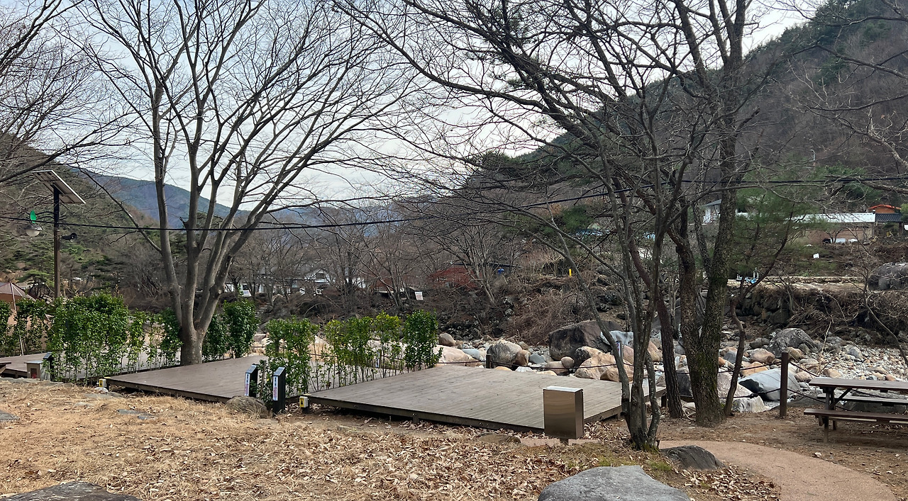 겨울철에도 운영하는 지리산 국립공원 야영장feat 내원 자동차 야영장