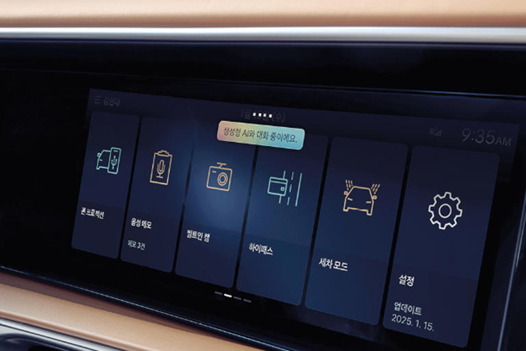 후면 단속카메라까지 잡는 현대차 CCNC 시스템,