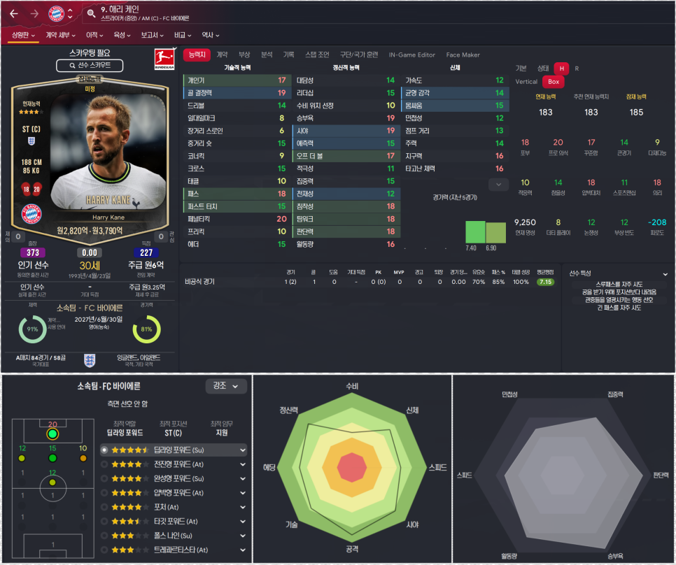 FM2024 [풋볼매니저 2024] : 공격수 스트라이커 추천 선수 공략 TOP5 (2023년)