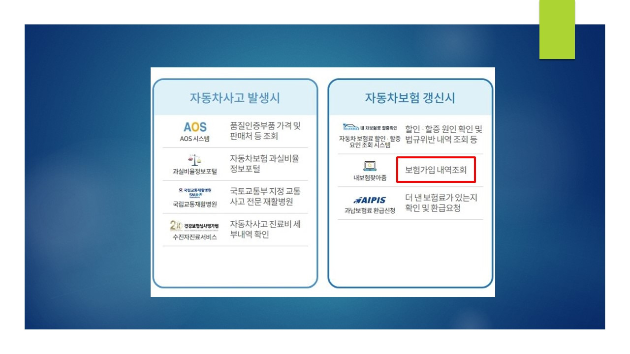 내 자동차보험 찾기 1분 만에 보험 가입 내역 조회 Feat 내보험찾아줌