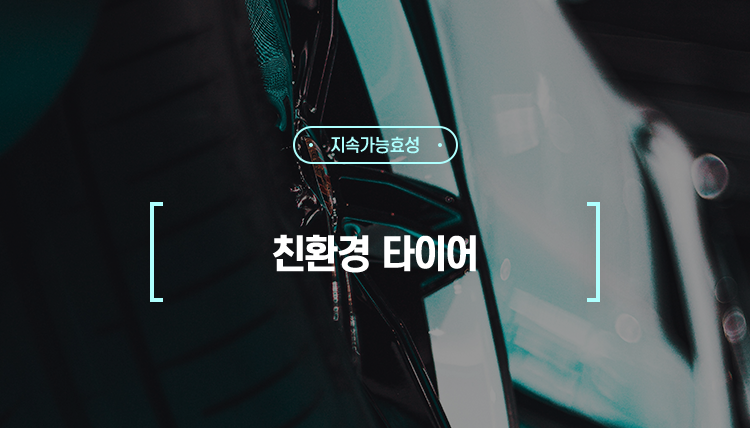 지속가능효성 친환경 타이어와 효성첨단소재의 친환경 타이어코드 소재