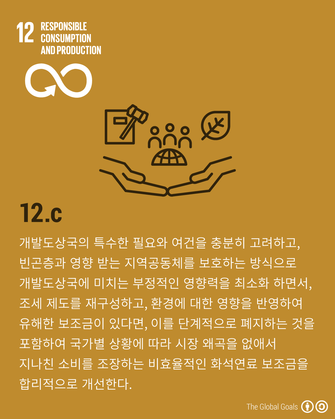 Un Sdgs 설명 목표12 책임 있는 소비와 생산 지속가능한 소비 및 생산 양식을 보장한다