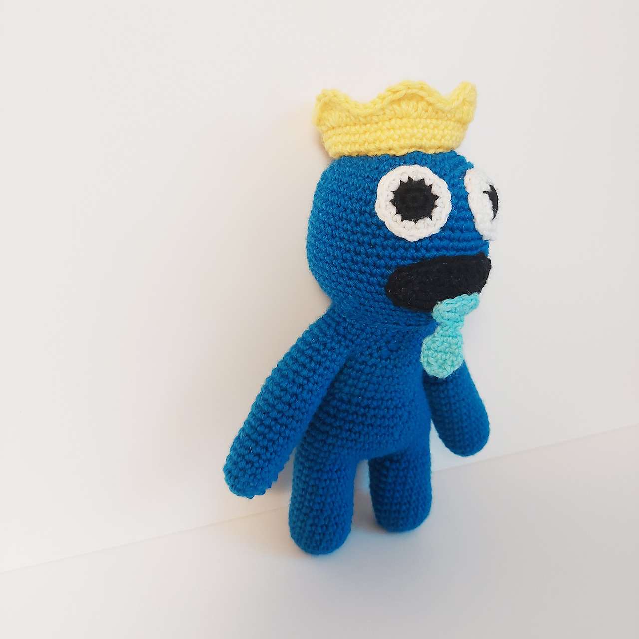 No22 로블록스 레인보우 프렌즈 블루 인형 코바늘 무료 도안roblox Rainbow Friends Blue Doll