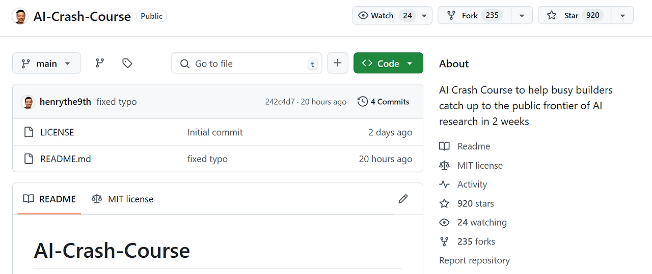 인공지능 비지니스를 위한 무료 강의 코스