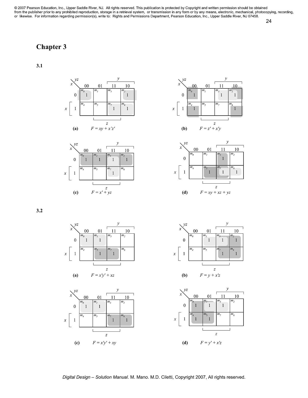 Solution manual to Digital Logic And Computer Design by M. Morris Mano ...