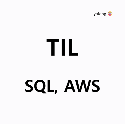 [2024.8. 31] TIL - SQL 마스터 클라스 — 프로그래밍 기록장