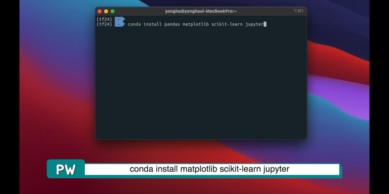 Mac M1에 Tensorflow 설치하기