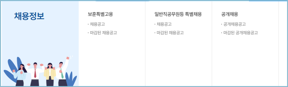 국가보훈처 취업정보시스템 홈페이지 알아보기