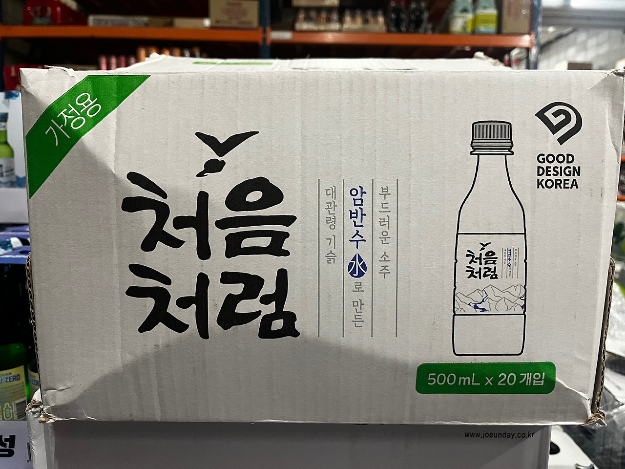 대형마트 소주 400ml 페트병 한 박스 가격 용량 도수 종류 판매 안내 처음처럼 진로 참이슬 좋은데이 대선