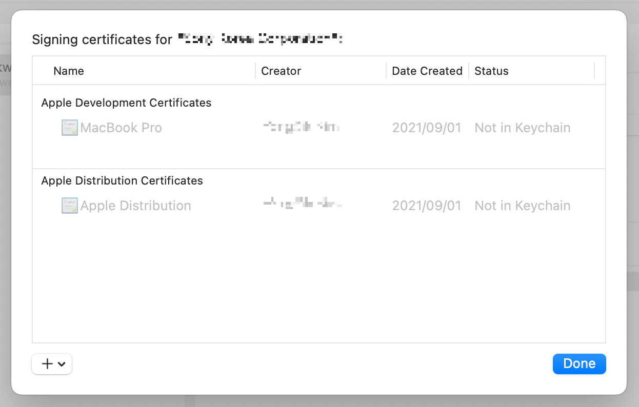 애플 배포 라이센스 갱신하기 😀 (Apple Distribution Certificate)