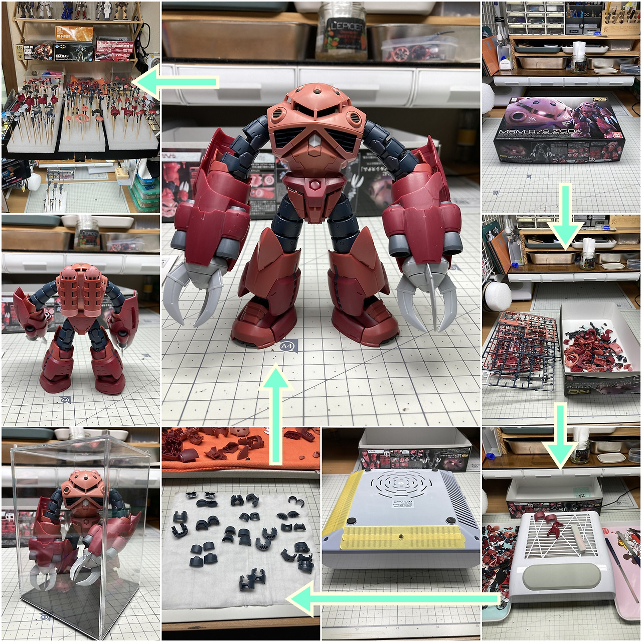 [RG] MSN-07S Char Z'GOK Working LOG