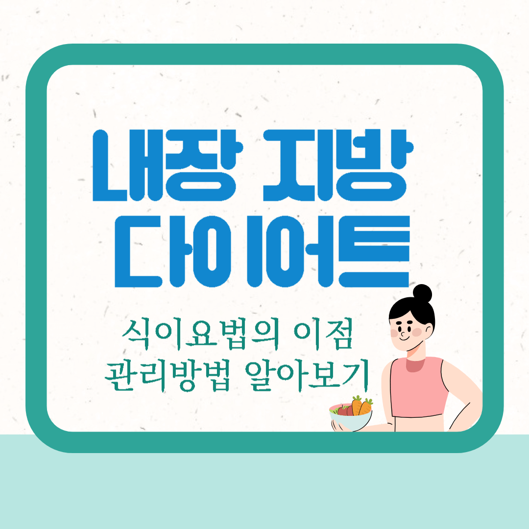 내장지방 다이어트 식이요법의 이점 관리 방법 알아보기