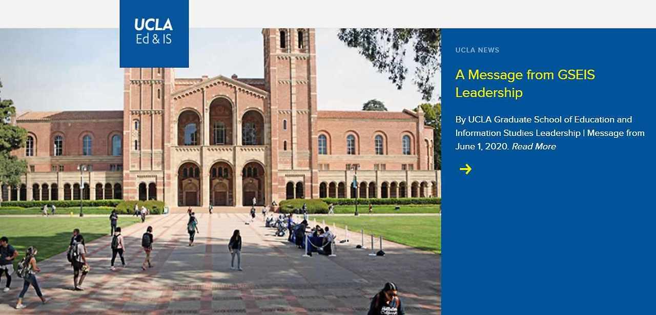 [UCLA] 미국 UCLA Graduate School of Education and Information Studies ...