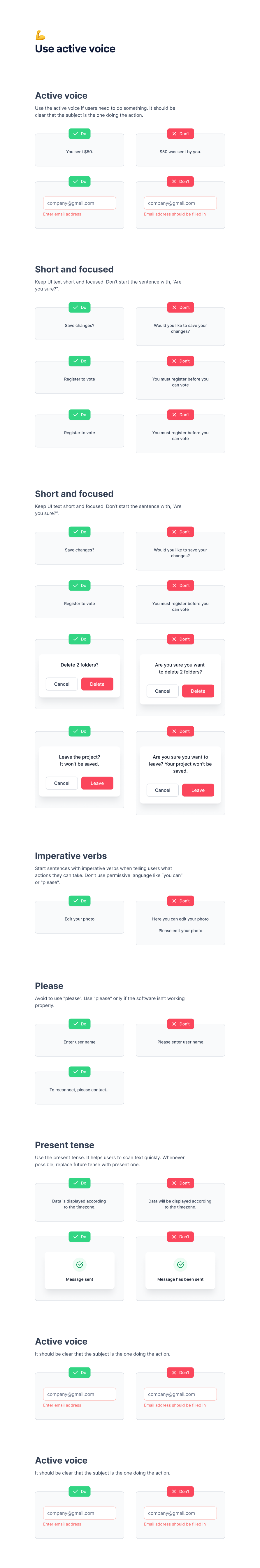 UX Writing Principles