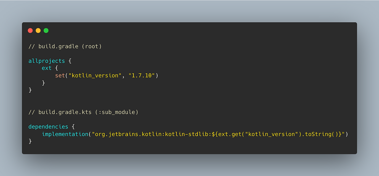 Gradle Version Catalog