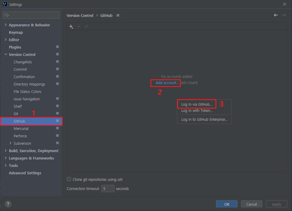 IntelliJ GitHub 연동