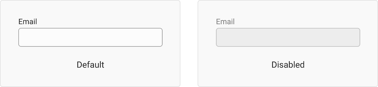UI 디자인 가이드 : Text fields