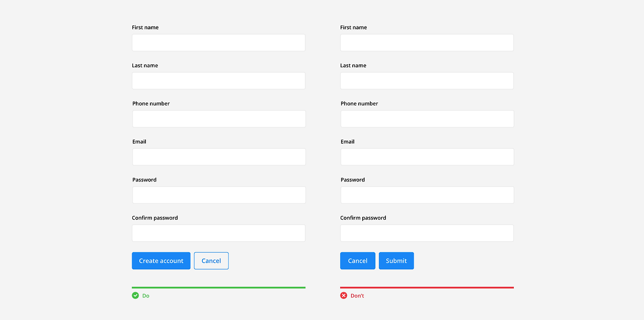 UI 디자인 가이드 : Input & Form