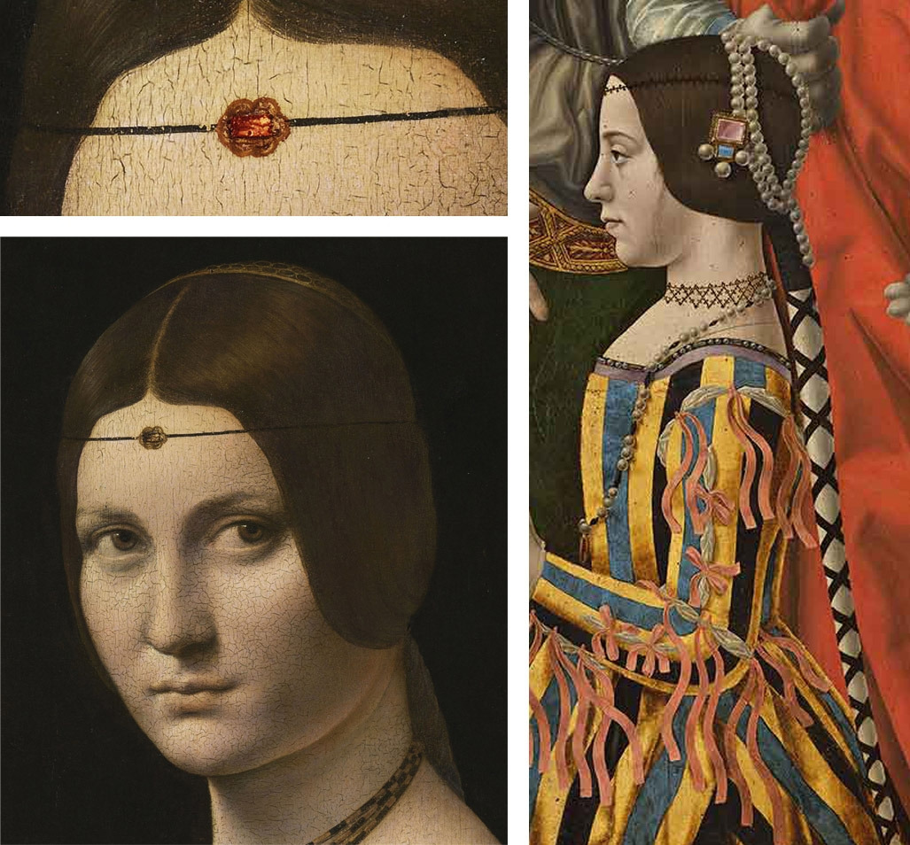 모나리자와 경쟁하는 여인