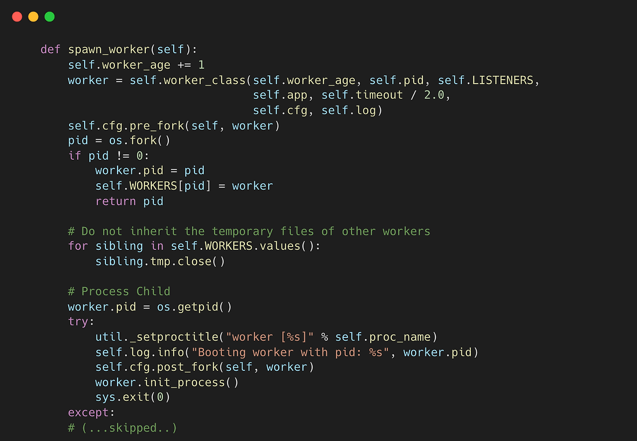 Gunicorn은 어떻게 트래픽을 분산할까?