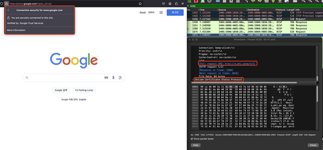 OCSP 프로토콜을 아시나요?