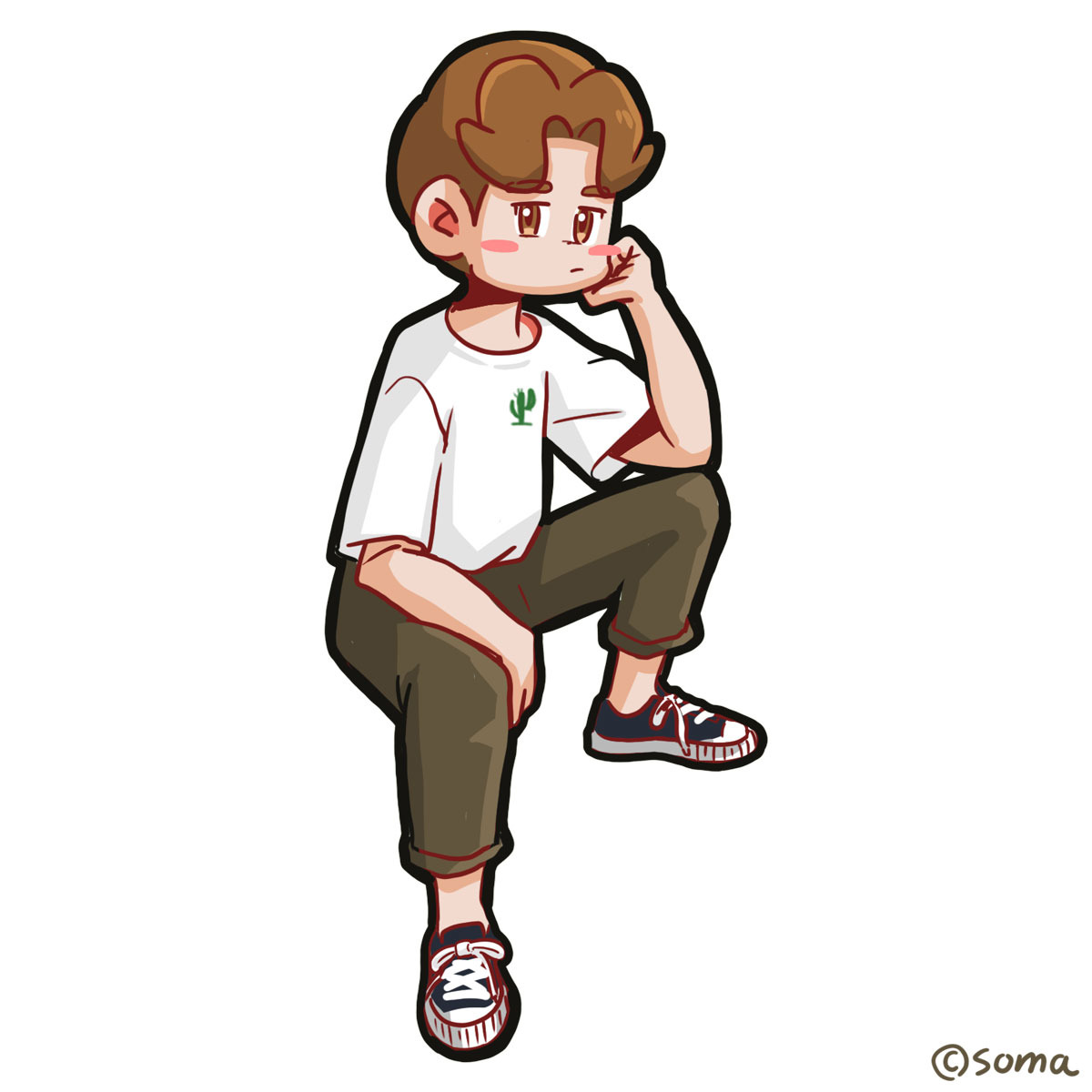 [소소일기_데일리룩] 패션 일러스트