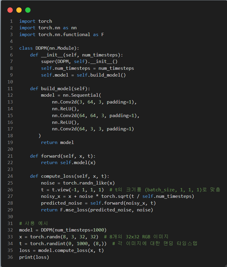 Diffusion Sampler (DDPM&DDIM)