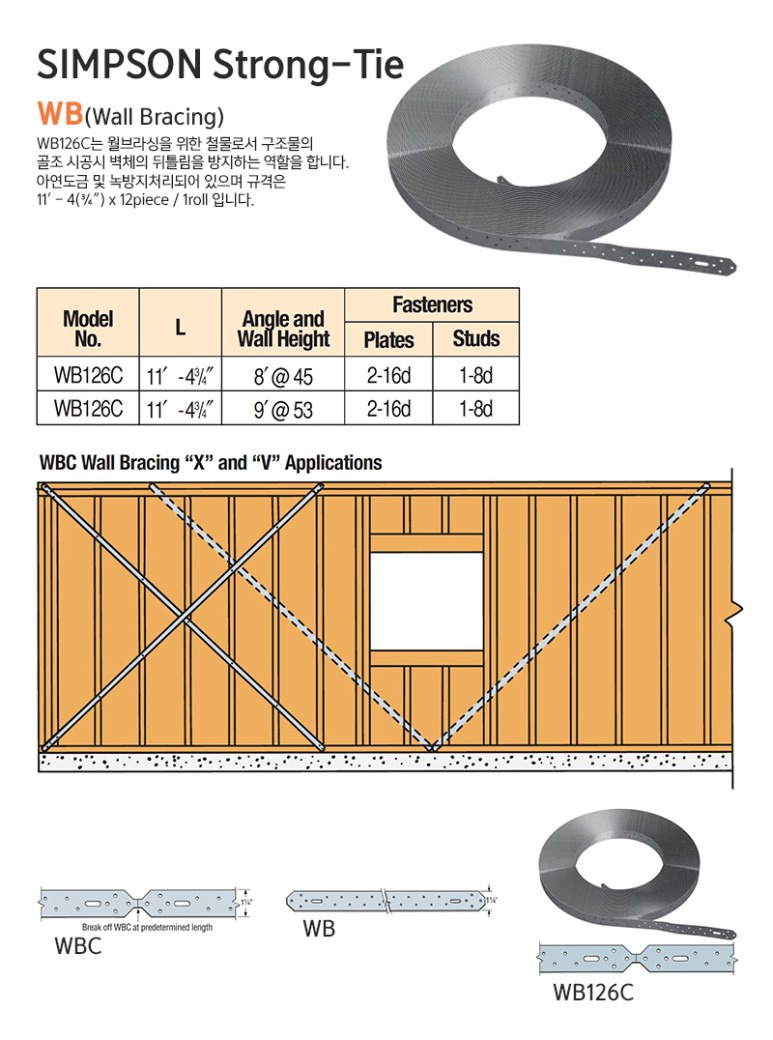12화 목조주택 철물(스트롱 타이) Part 5