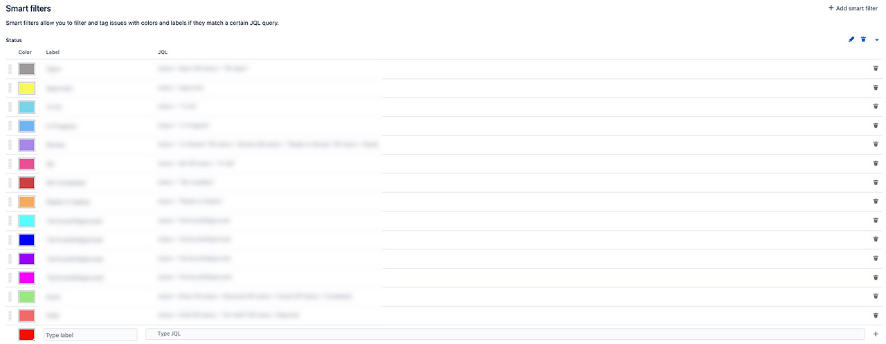 Jira Rich filter 생성하는 방법