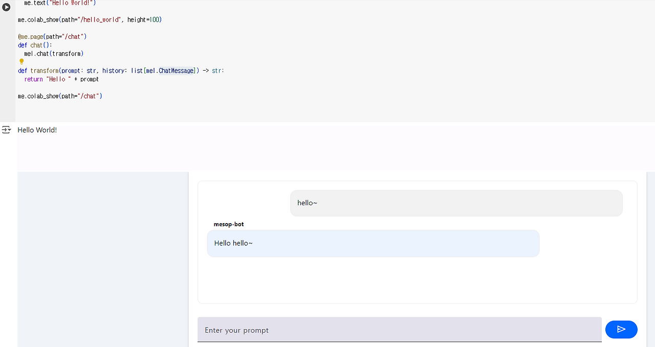 28화 (new) Python UI 프레임워크- Mesop